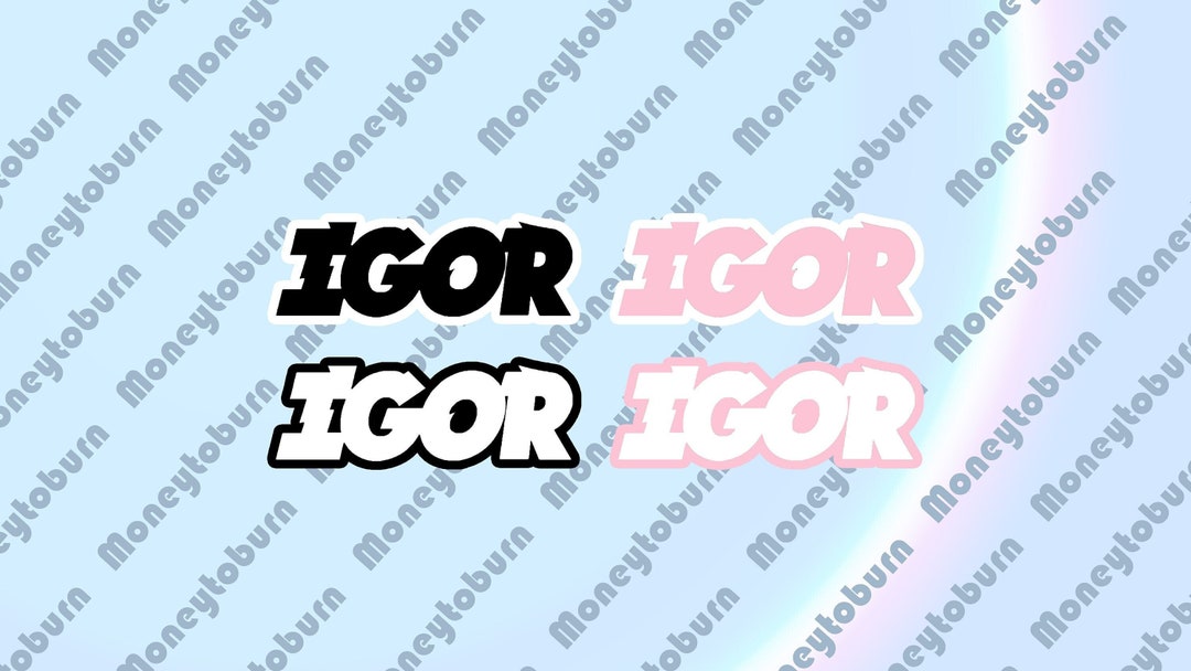 IGOR Sticker - Etsy Sweden