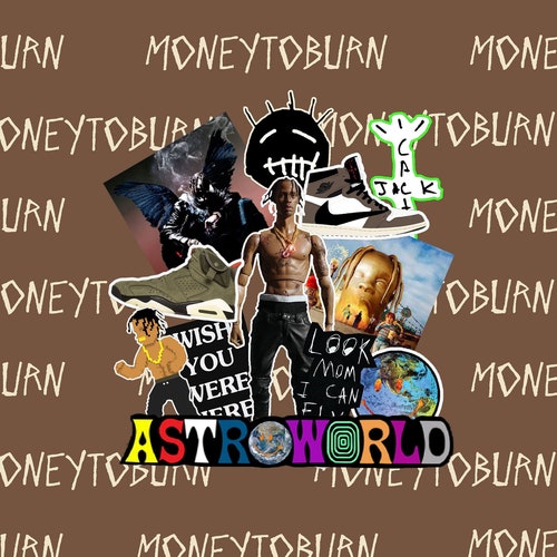 Travis Scott Sticker Pack Waterproof Laminated Shopee Philippines ...