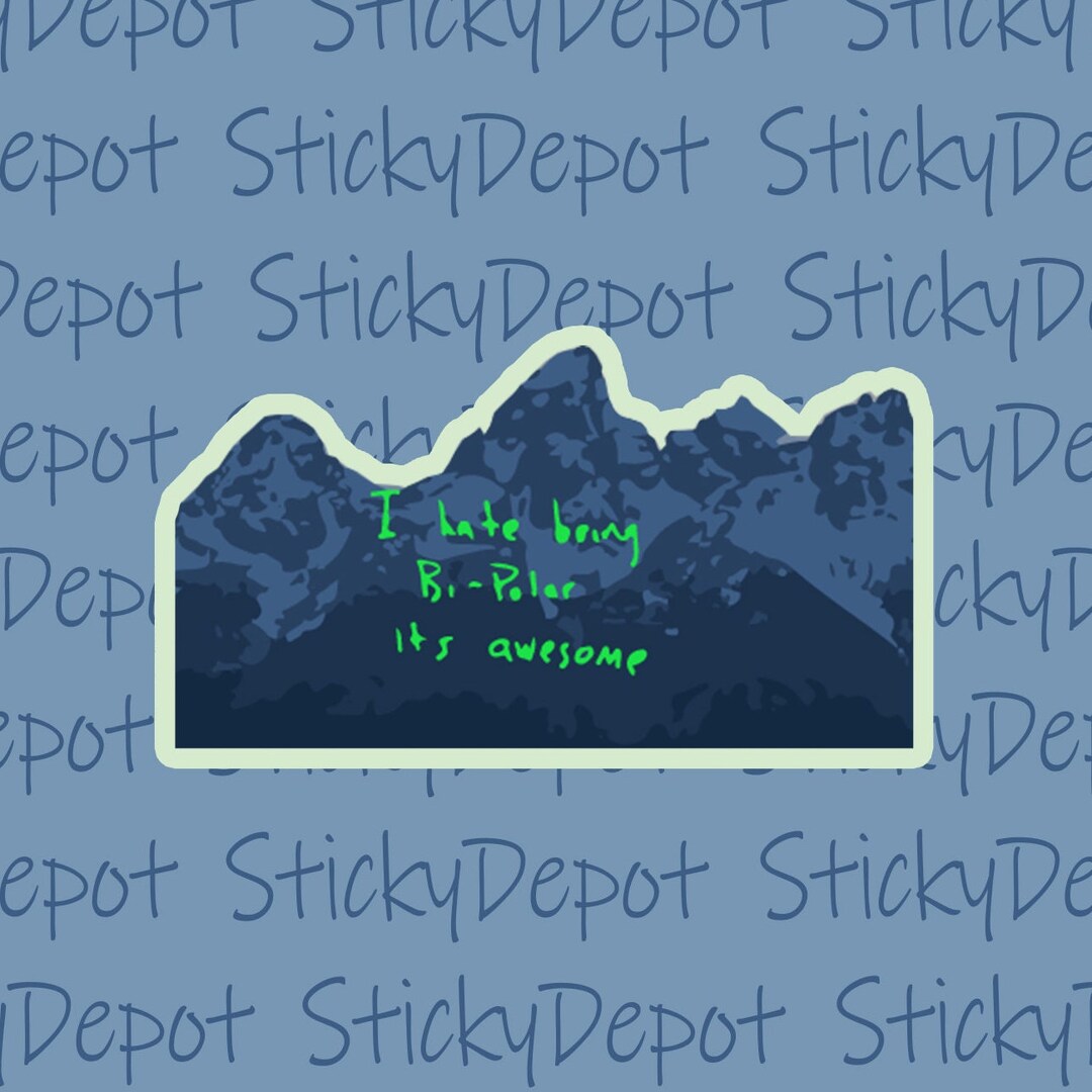 Ye Mountain Sticker - Etsy