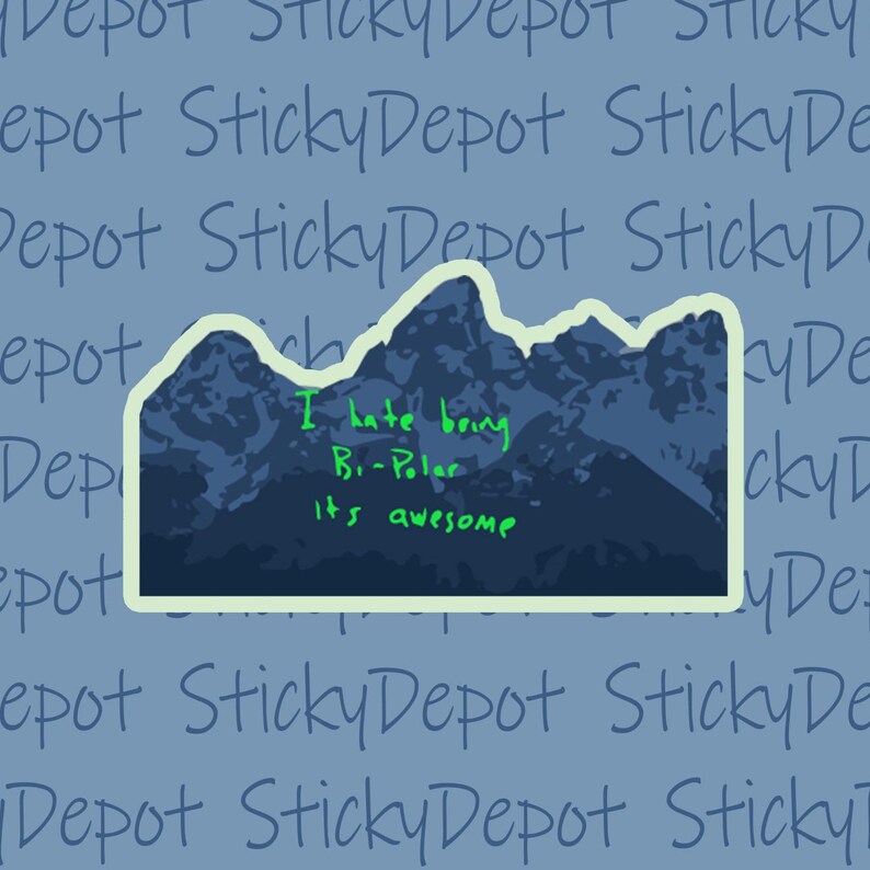 Ye Mountain Sticker - Etsy