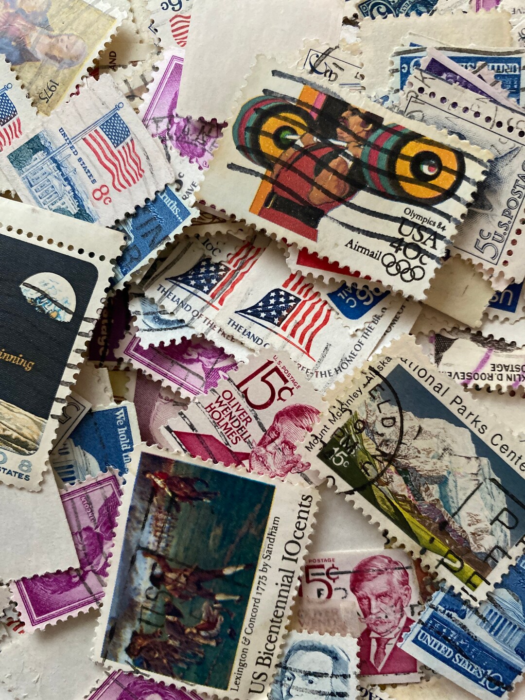 USA off Paper Used Postage Stamps. Crafting/collect. Bumper Pack 30 - Etsy