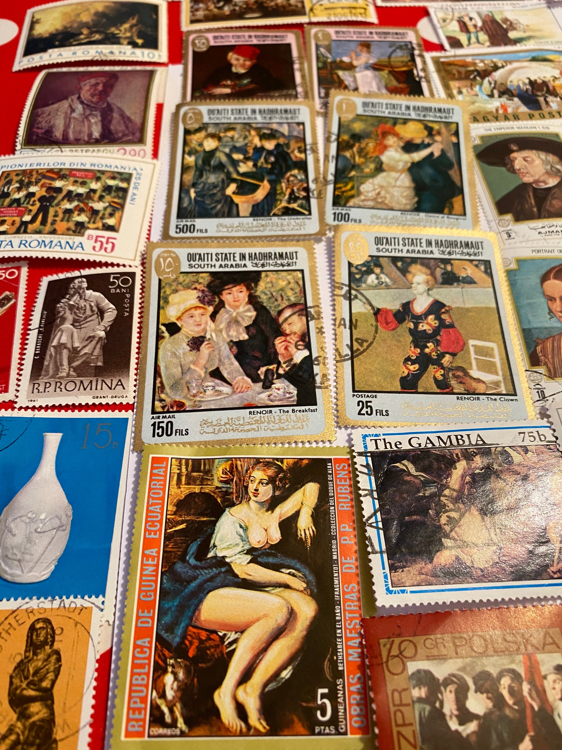 Postage Stamp Art Prints , Stamp Art Works – RNET