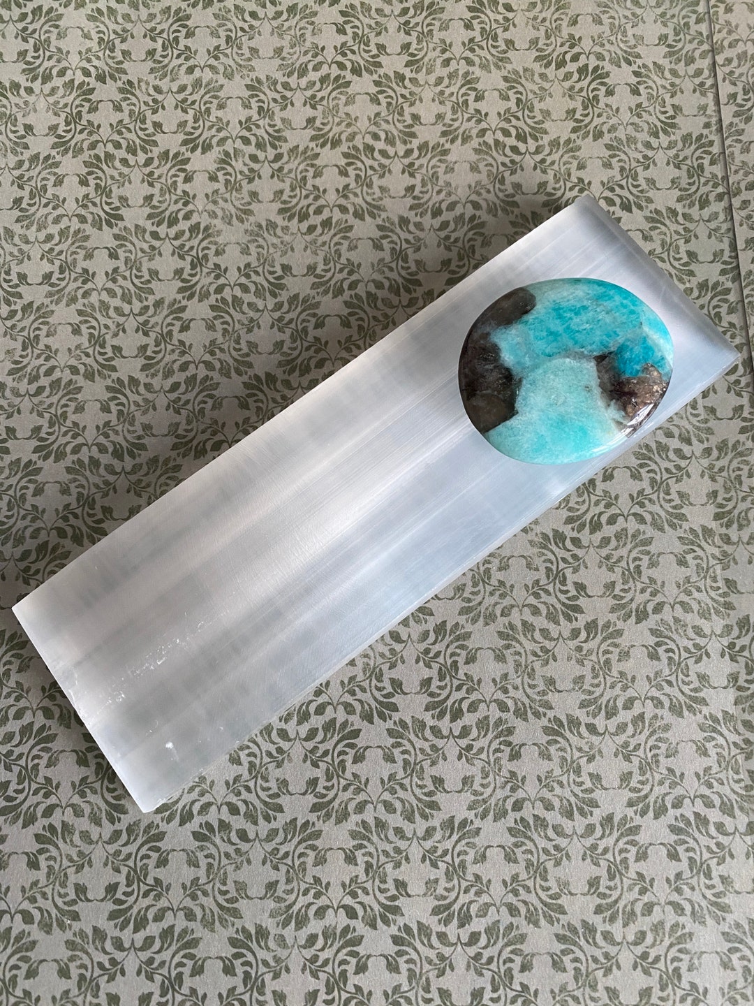 SELENITE Crystal Charging Plate. Natural Selenite. - Etsy