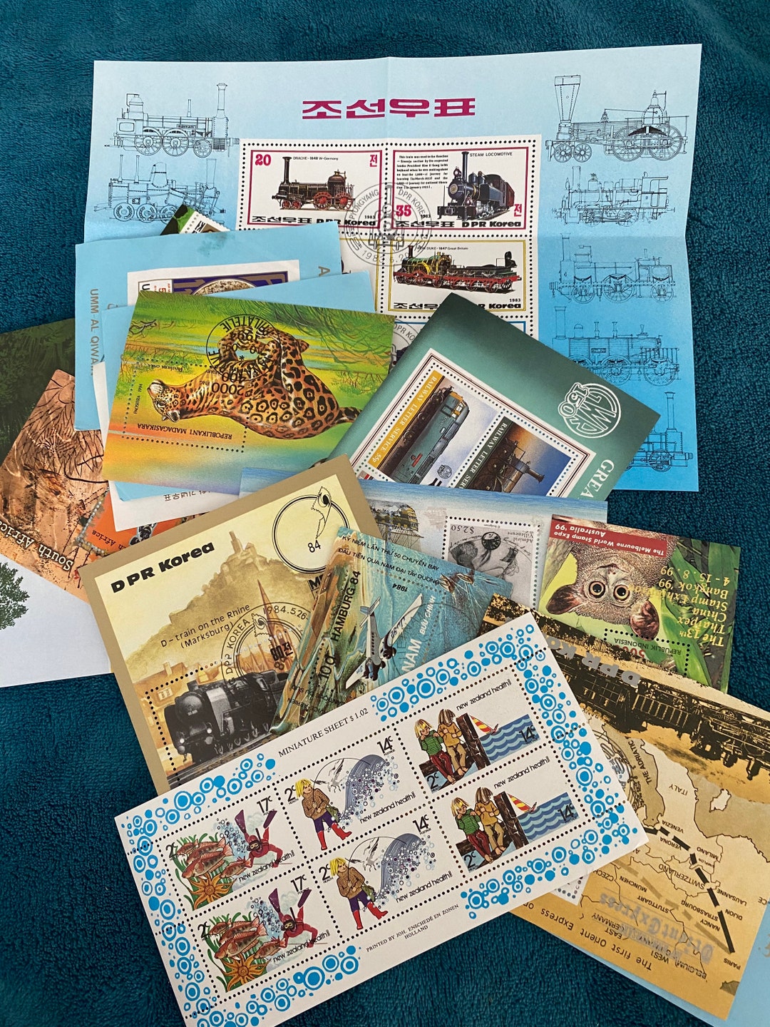 Mini Sheets Stamp Sheets and Cancelled Sheet Postage Stamp - Etsy