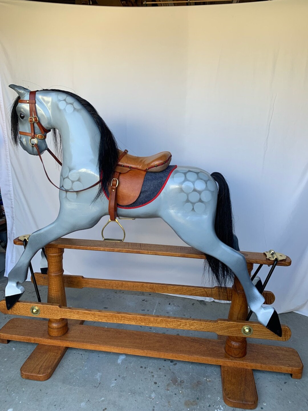 Handmade Wooden Rocking Horse Made by Jane Patton - Etsy Australia