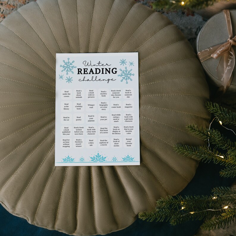 Ultimate Winter Reading Challenge Digital Download Seasonal Book ...