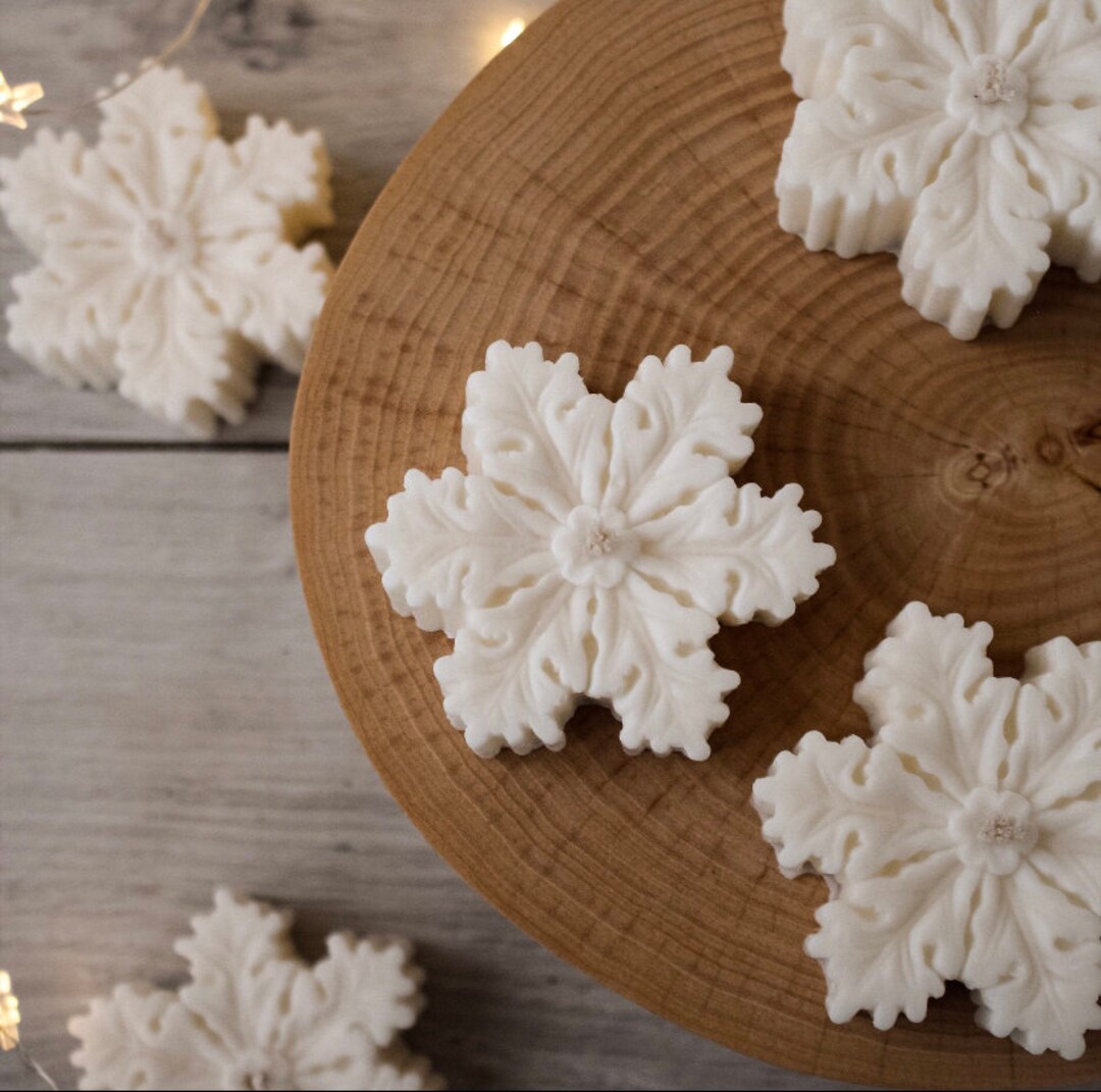 Snowflake Candle - Etsy