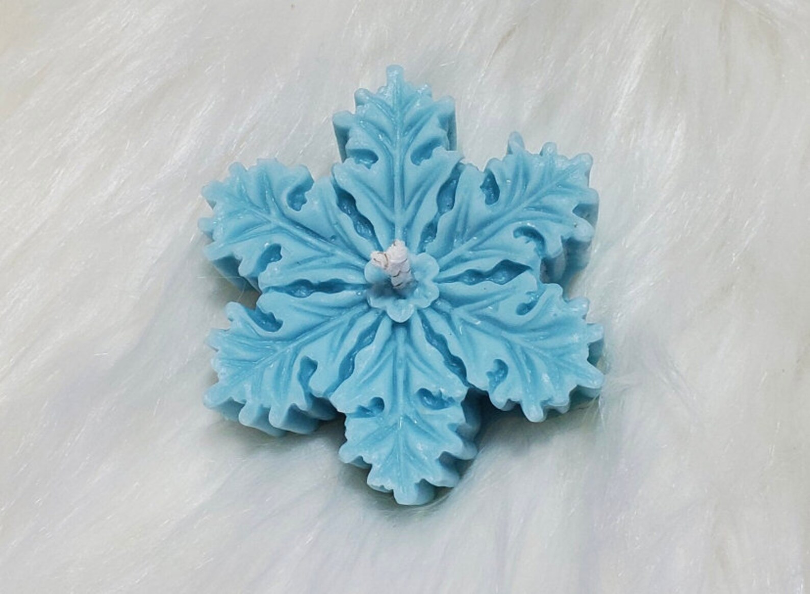 Snowflake Candle - Etsy