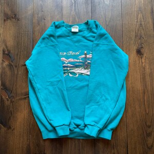 Vintage 1990s Cape Cod Massachusetts Lighthouse Sailboat Crewneck ...