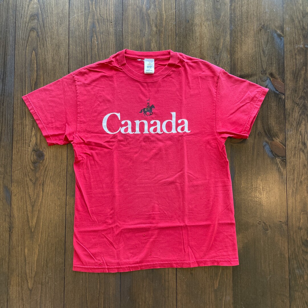 Vintage 1990s Canada RCMP Royal Canadian Mounted Police Graphic Shirt ...