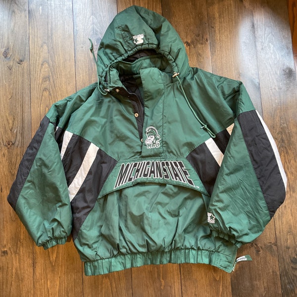 Michigan State Starter Jacket - Etsy