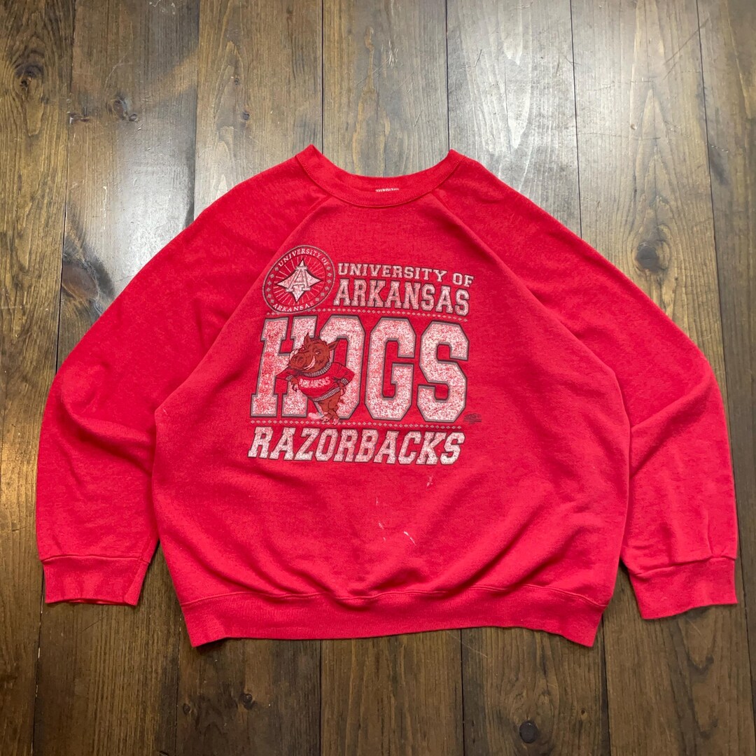 Vintage 1990s Arkansas Razorback Hogs Thin Light University College ...