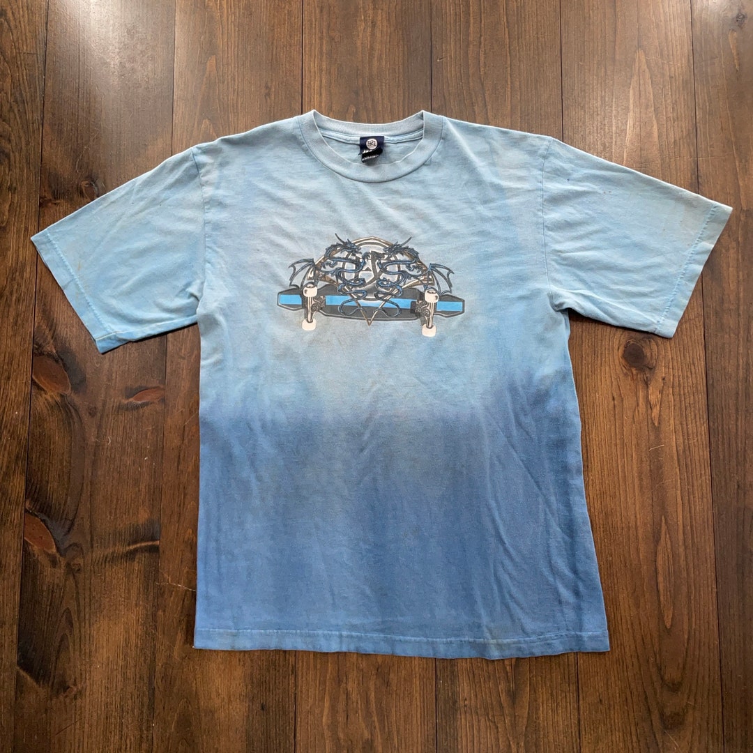 Vintage Y2K R21 Jeans Dragons Skateboard Graphic Shirt / Size Medium - Etsy