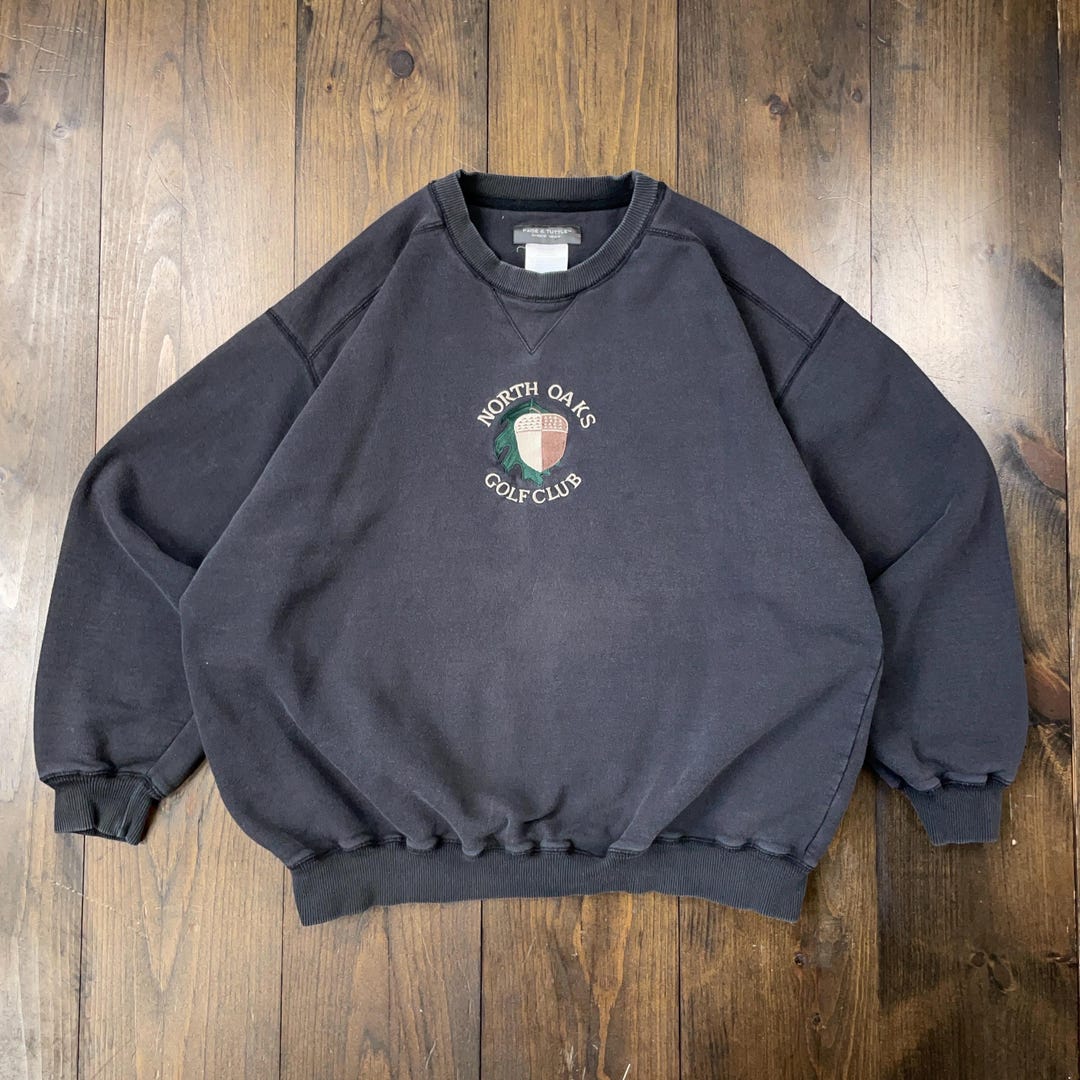 Vintage 1990s North Oaks Golf Club Acorn Embroidered Crewneck Sweater ...