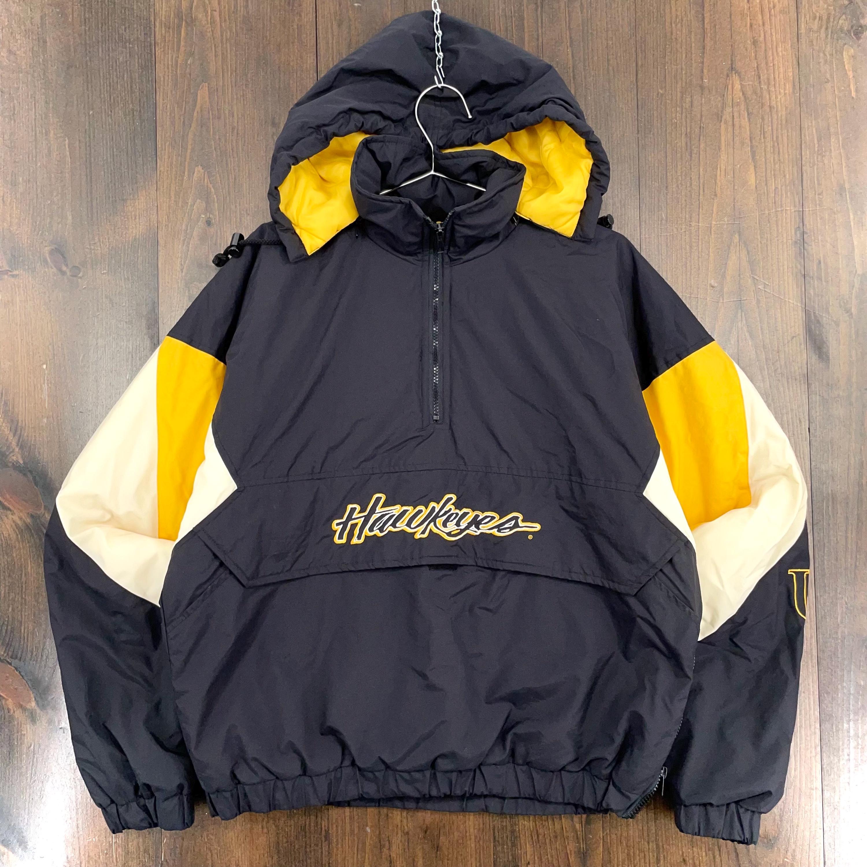 Iowa Hawkeye Rain Jacket Iowa Hawkeyes Black Bomber Leather Jacket Iowa ...