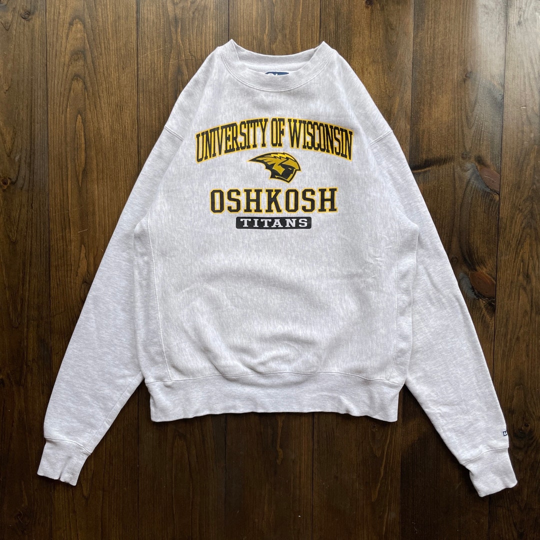 Vintage 1990s University of Wisconsin Osh Kosh Titans Crewneck ...