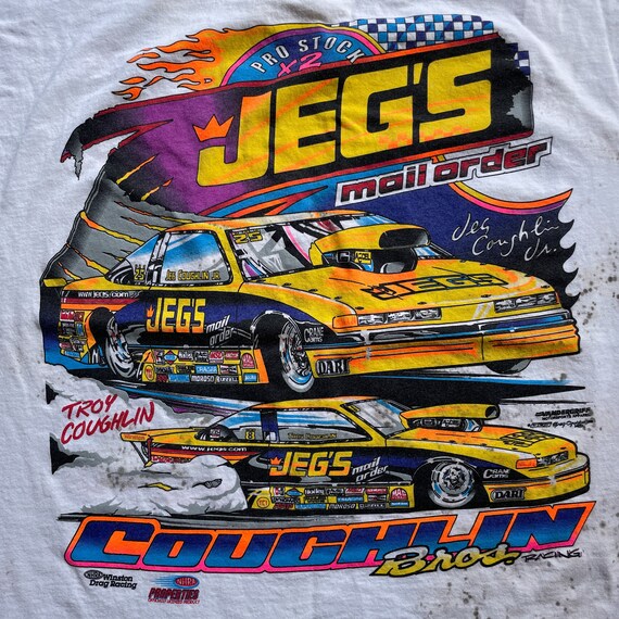 Vintage 1998 Jegs Nascar Race Car Racing Big All Over… - Gem