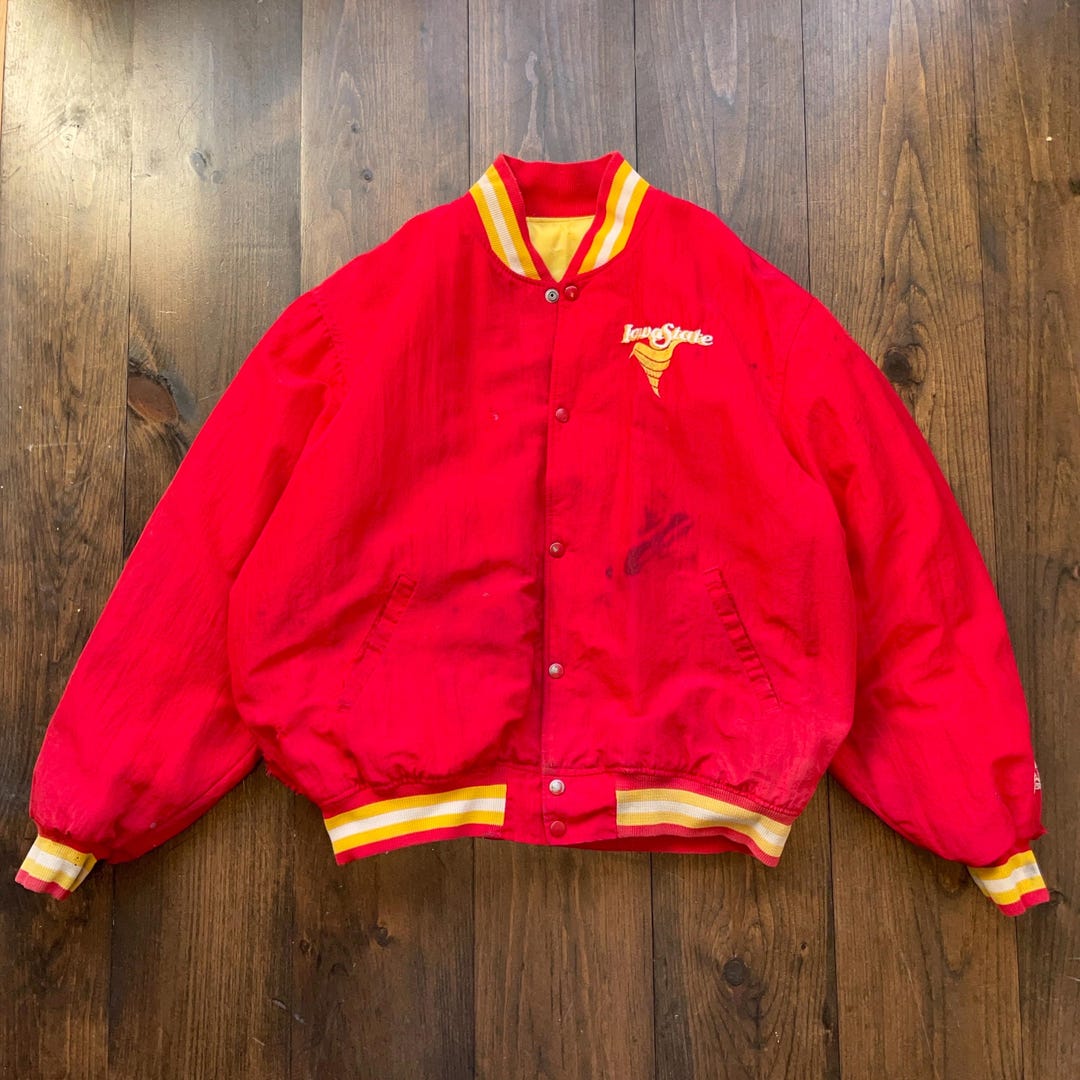 Vintage 1990s Iowa State Cyclones Varsity College Starter Bomber Jacket ...