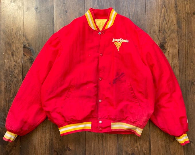 Vintage 1990s Iowa State Cyclones Varsity College Starter Bomber Jacket ...