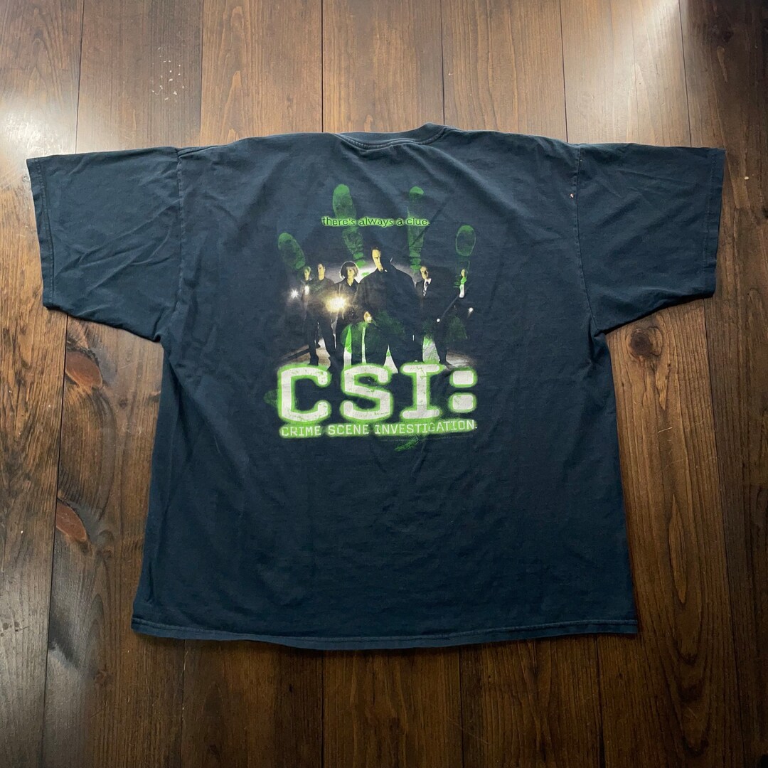 Vintage 2001 CSI: Crime Scene Investigation TV Show Graphic Shirt ...