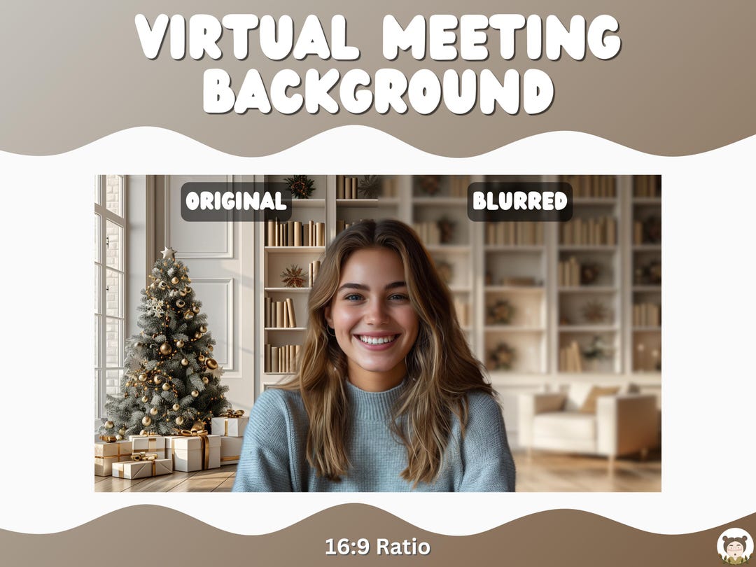Zoom Background Office Background Holiday Virtual Meeting Background ...