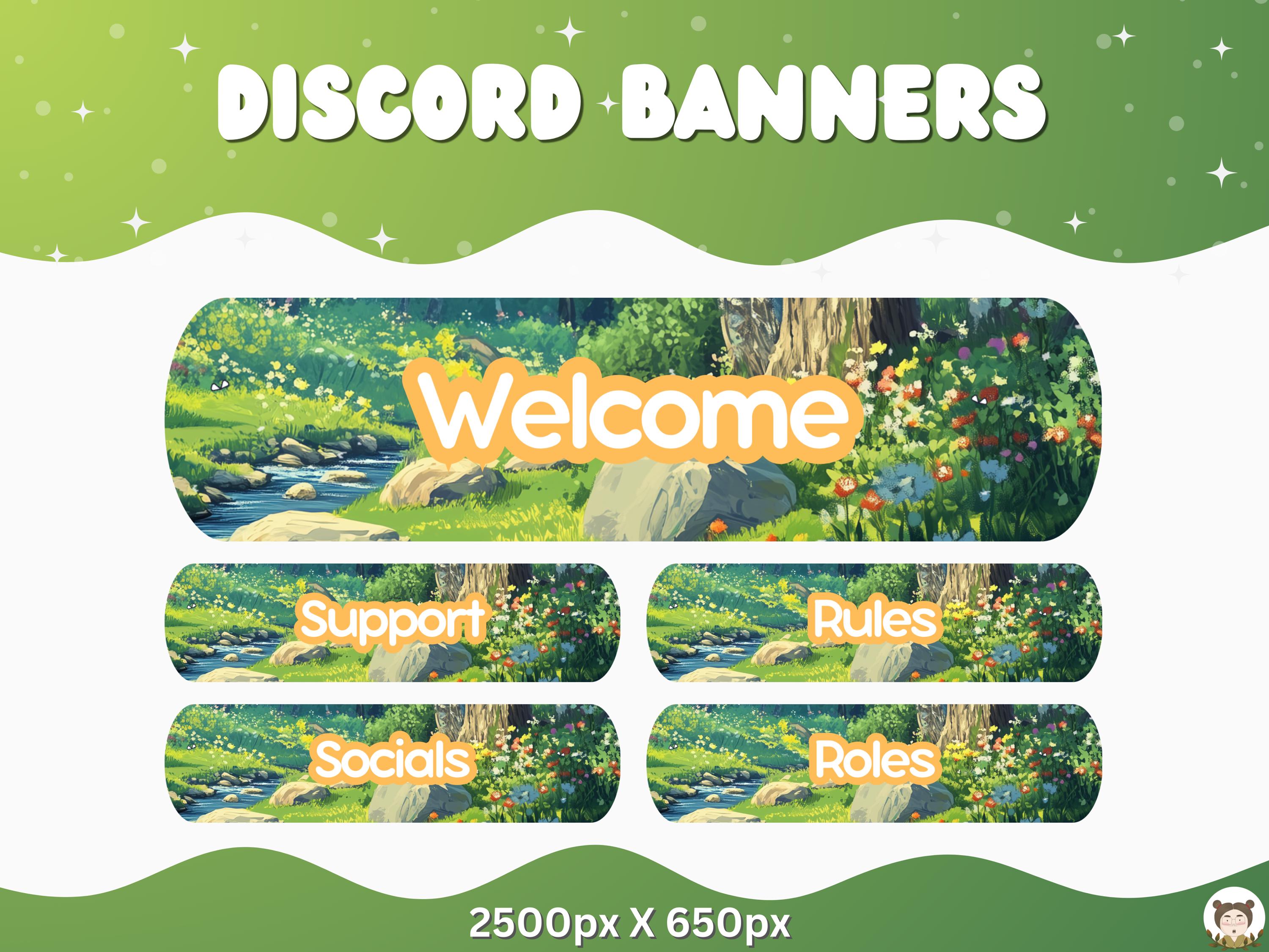 Discord Channel Banners Discord Headers Dividers Discord Graphics ...