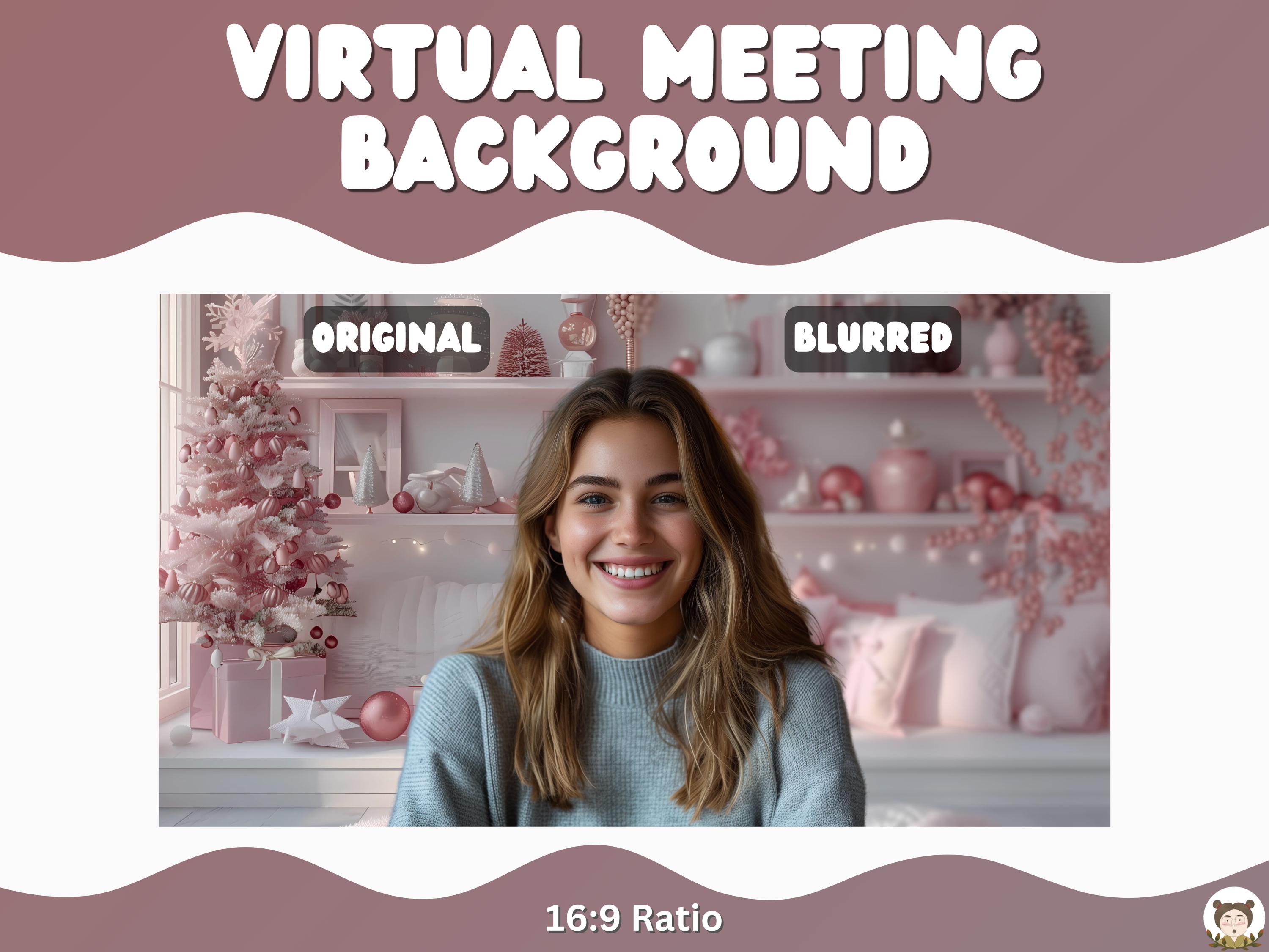 Zoom Background Office Background Holiday Virtual Meeting Background ...
