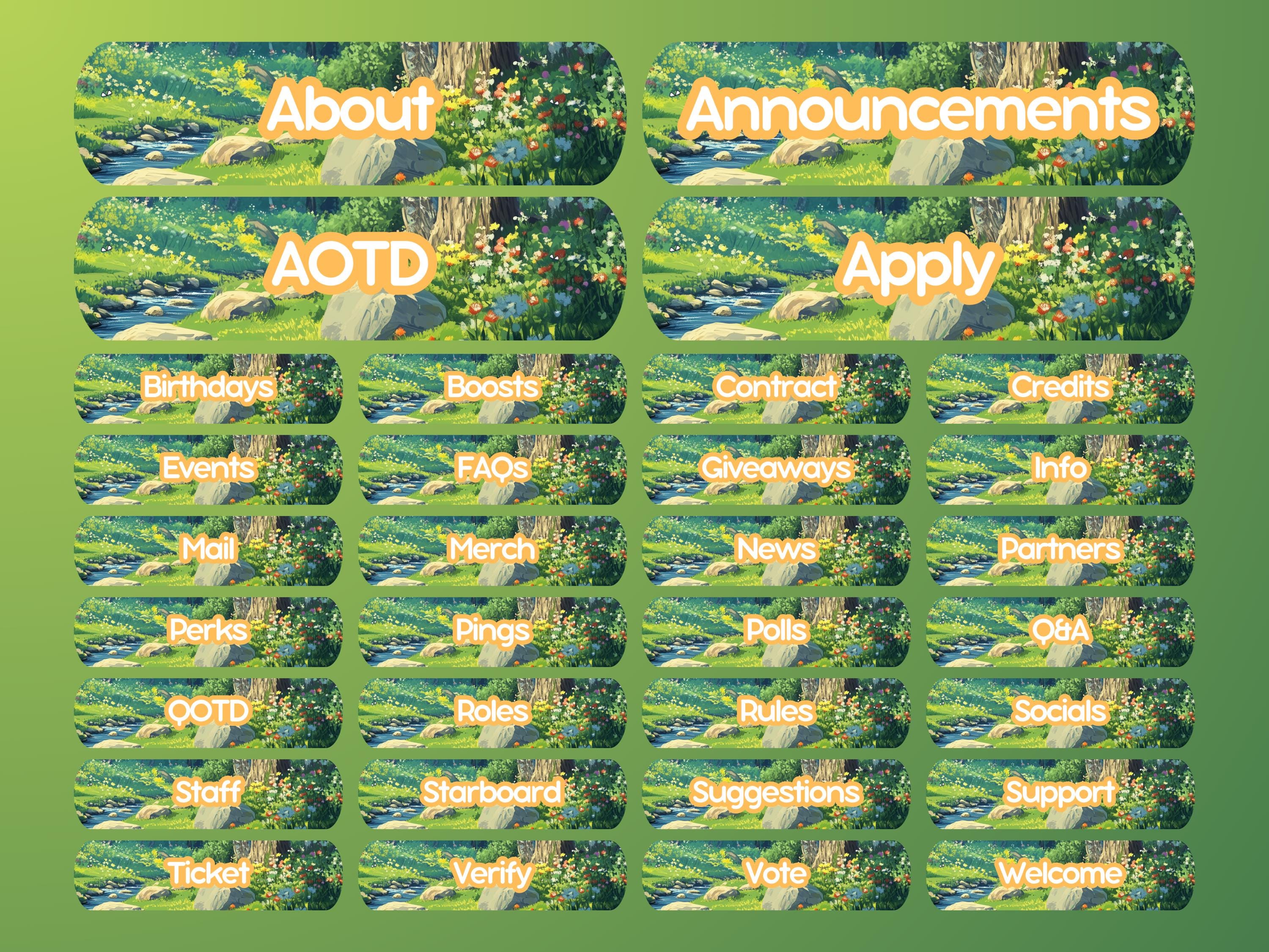 Discord Channel Banners Discord Headers Dividers Discord Graphics ...