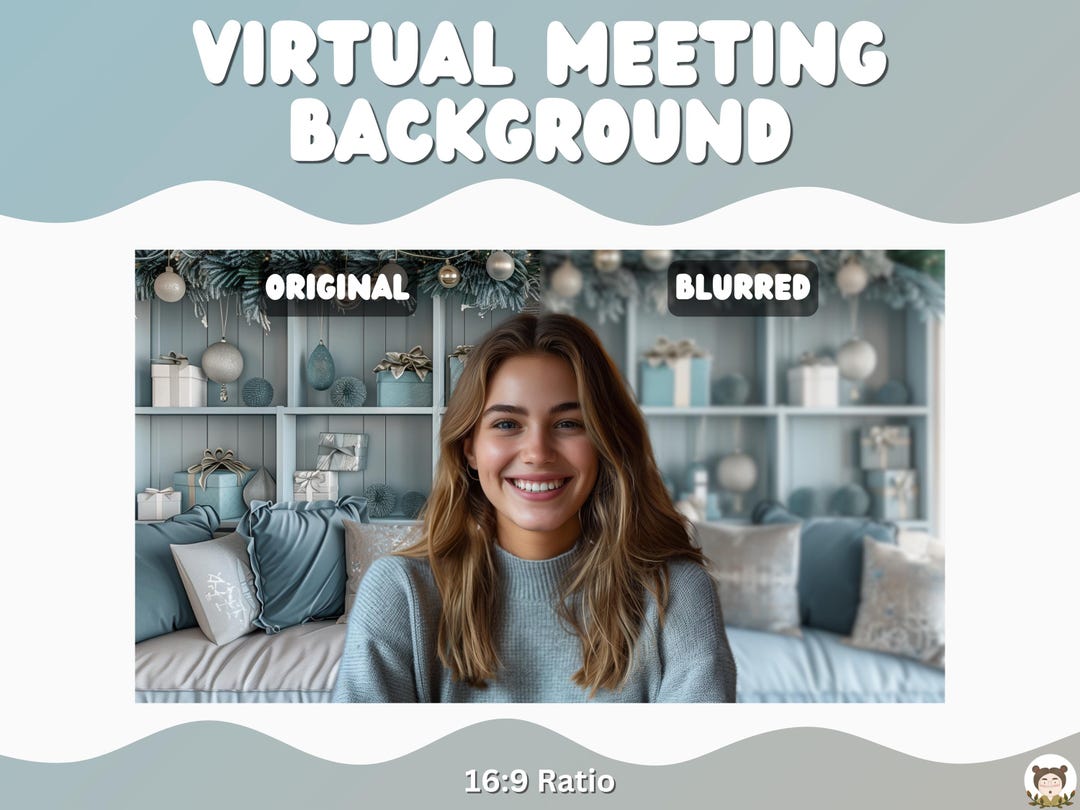Zoom Background Office Background Holiday Virtual Meeting Background ...