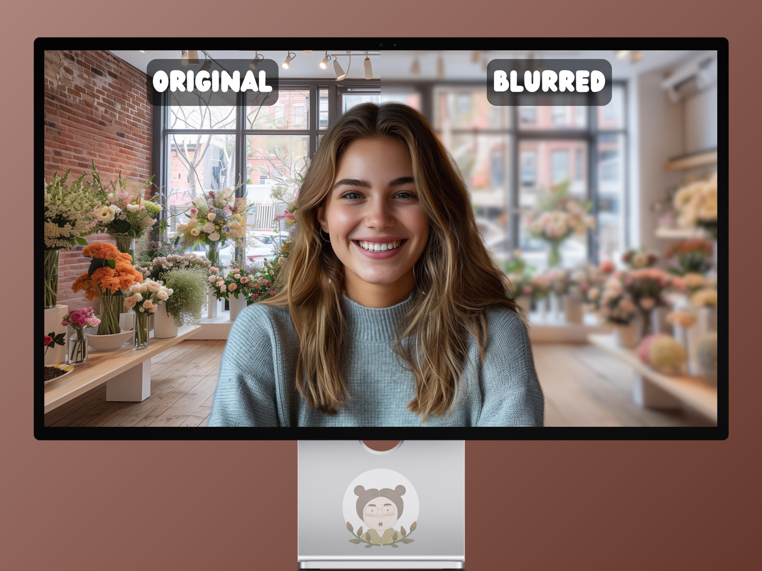 Zoom Background Office Background Floral Flower Virtual Meeting ...