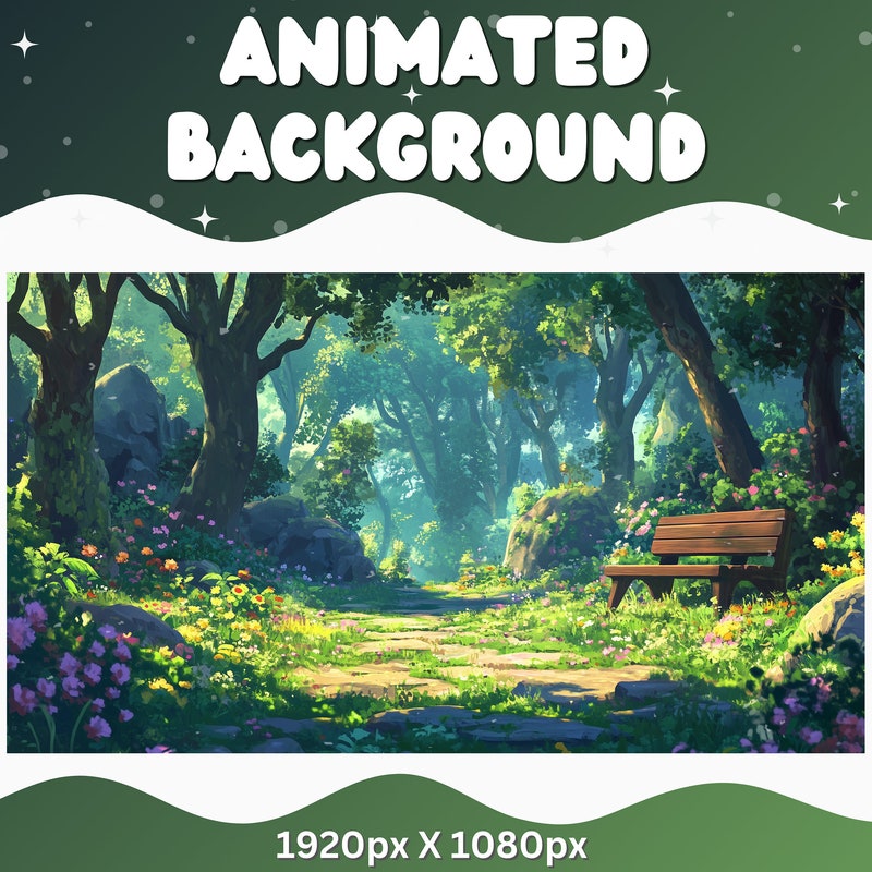 Jungle Vtuber Background - Etsy