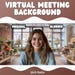 Zoom Background Office Background Floral Flower Virtual Meeting ...