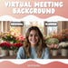 Zoom Background Office Background Floral Flower Virtual Meeting ...