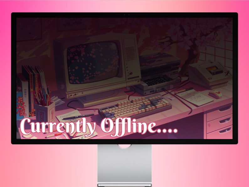 Animated Stream Screen Overlay Pink for Twitch Pink Twitch Overlay ...