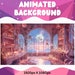 Vtuber Animated Background Pink Lofi Neon Twitch Cozy Stream Overlay ...
