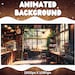 Animated Cozy Coffee Shop Vtuber Stream Overlay - Etsy