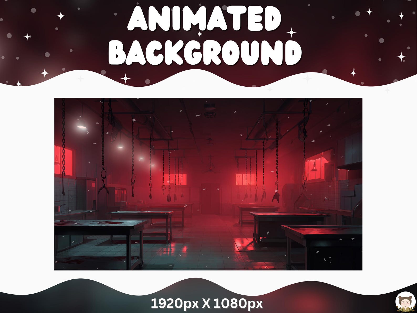 Vtuber Animated Background Halloween Horror Twitch Fantasy Stream ...