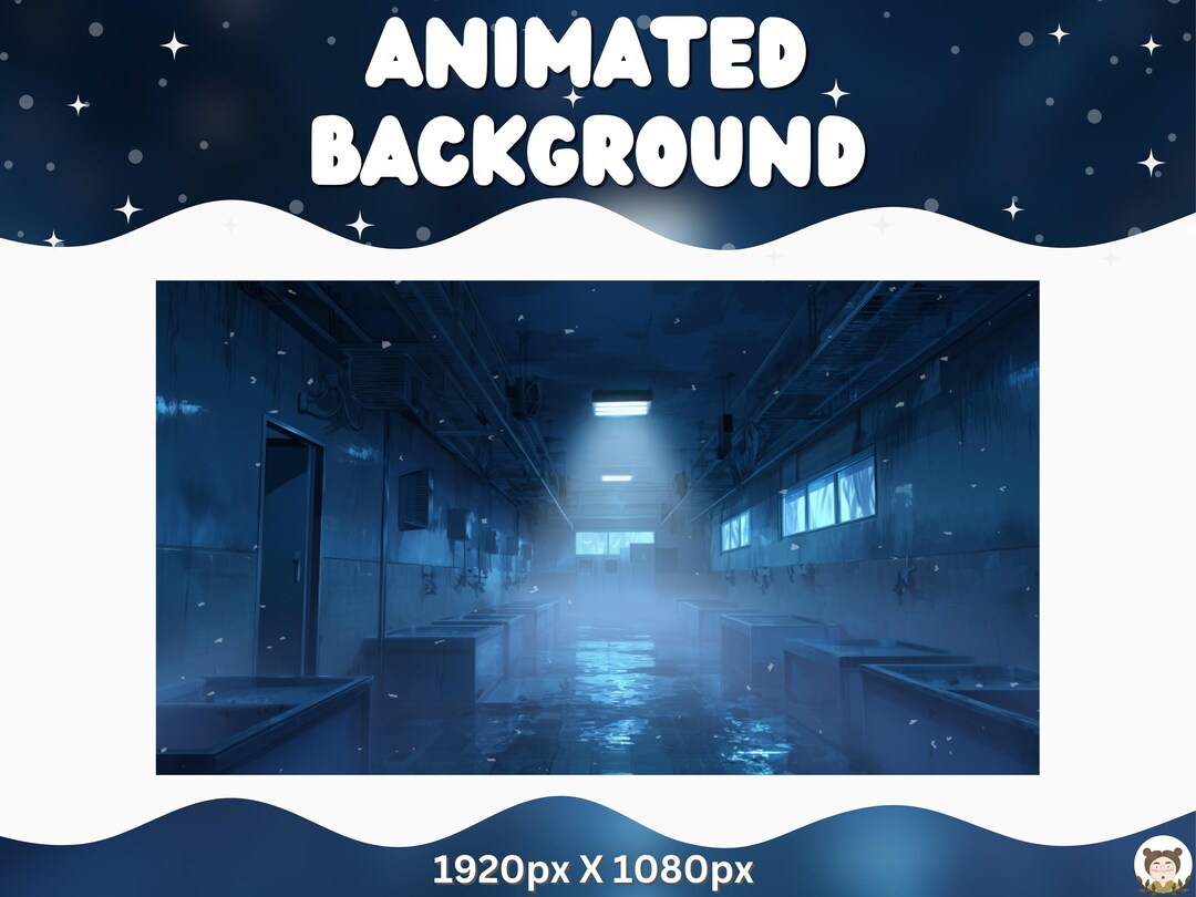 Vtuber Animated Background Halloween Horror Twitch Fantasy Haunted ...