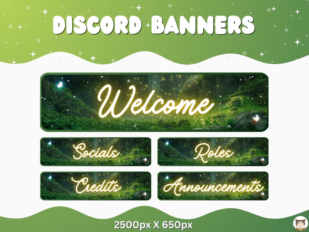 Discord Channel Banners Discord Headers Dividers Discord Graphics ...