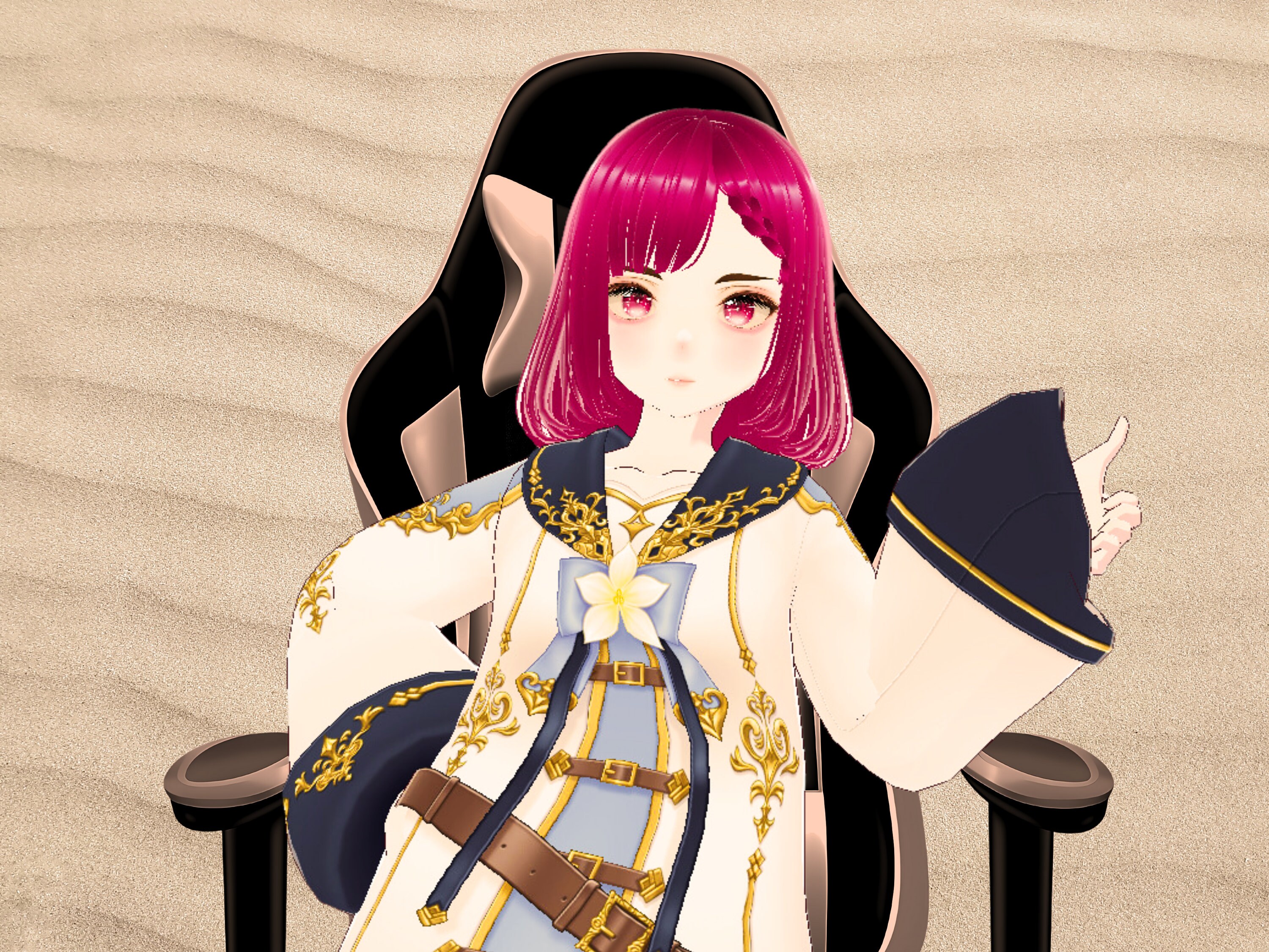 Vtuber Gaming Chair Vtuber Assets Gaming Chair Chair Vtube Vdroid ...