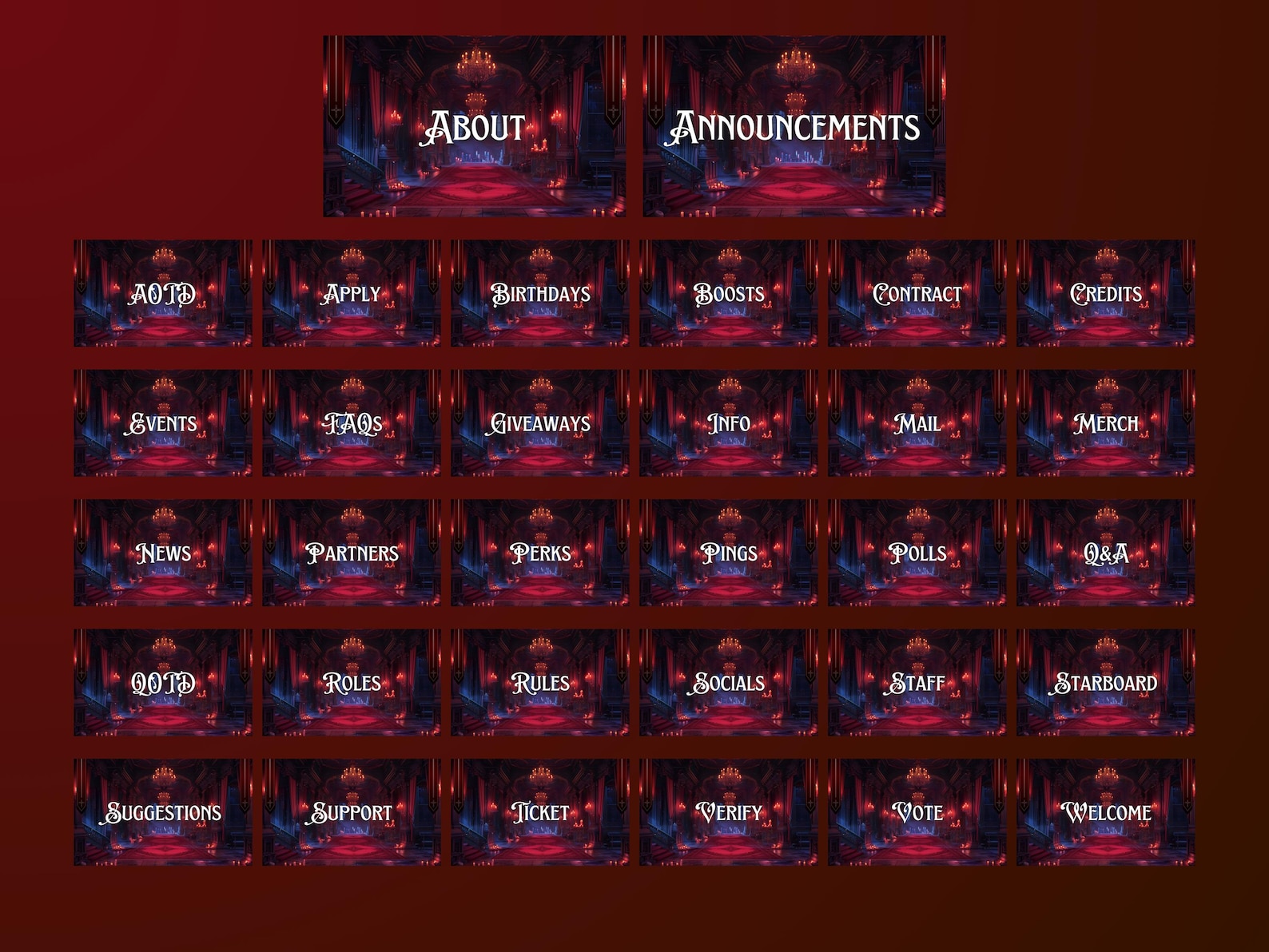 Discord Channel Banners Discord Headers Dividers Discord Graphics ...