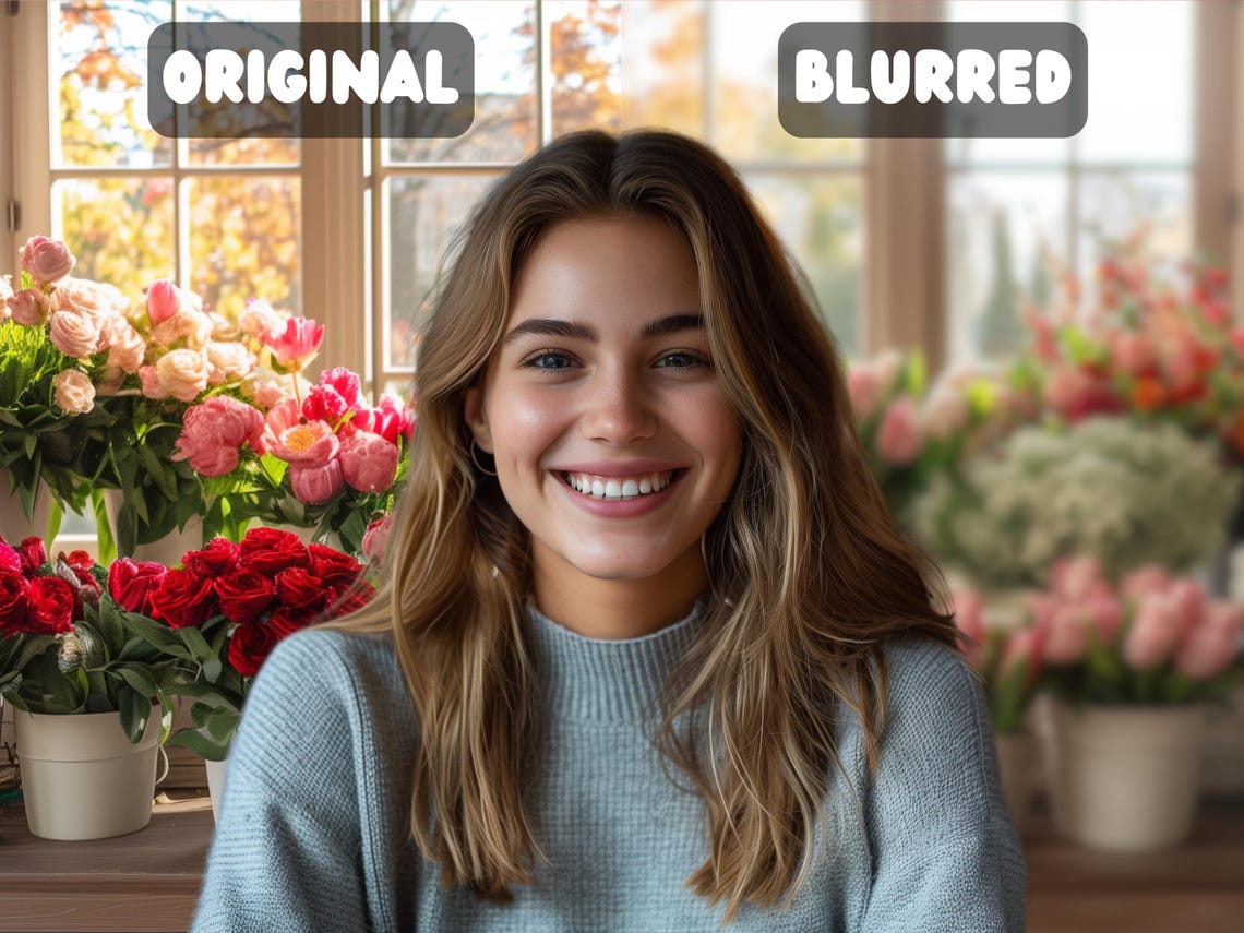 Zoom Background Office Background Floral Flower Virtual Meeting Background Desktop Background ...