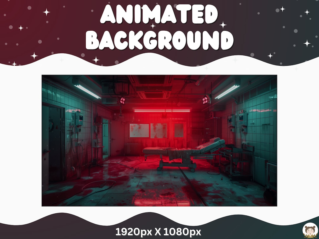 Vtuber Halloween Animated Background Halloween Stream Overlay Animated ...