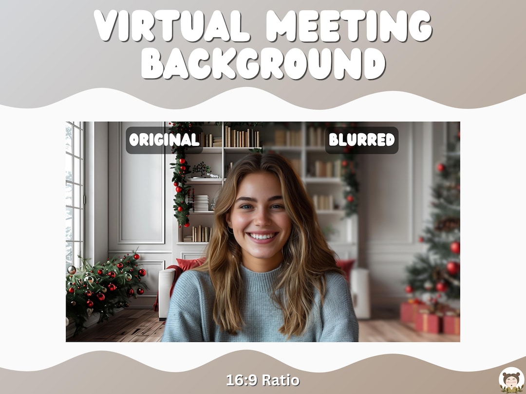 Zoom Background Office Background Holiday Virtual Meeting Background ...
