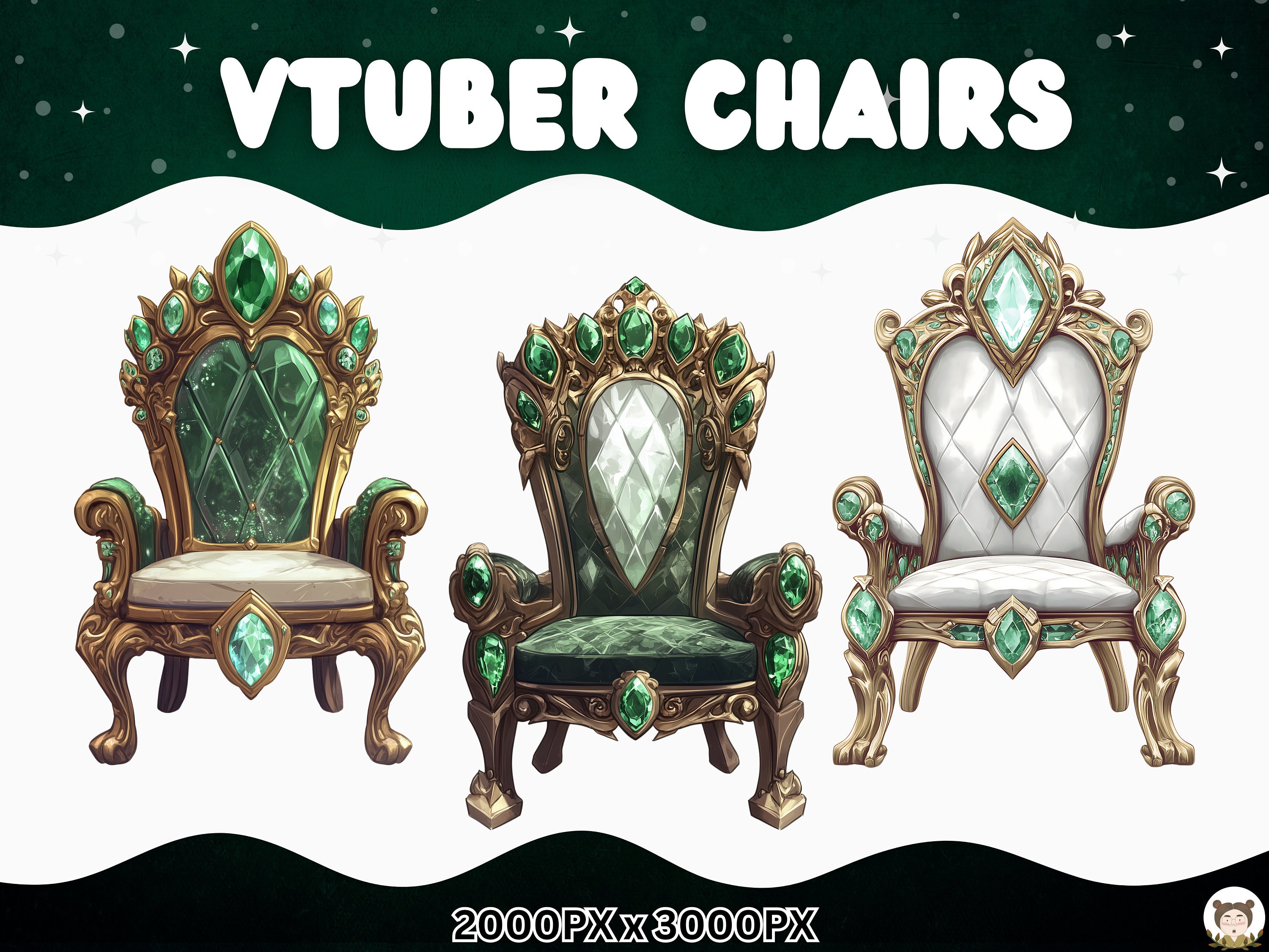 Vtuber Gaming Chair Vtuber Assets Red Gaming Chair Red Rose Gothic ...