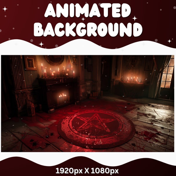 Animated Horror Vtuber Background for Twitch, Horror Hospital, Stream ...