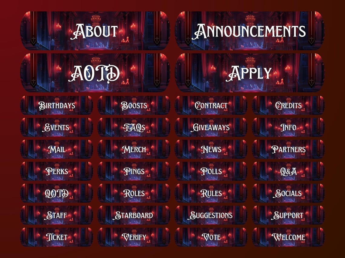 Discord Channel Banners Discord Headers Dividers Discord Graphics ...