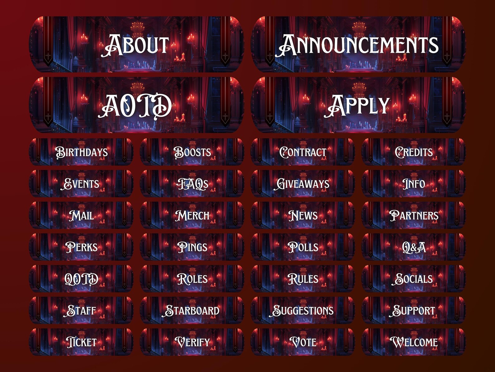 Discord Channel Banners Discord Headers Dividers Discord Graphics ...