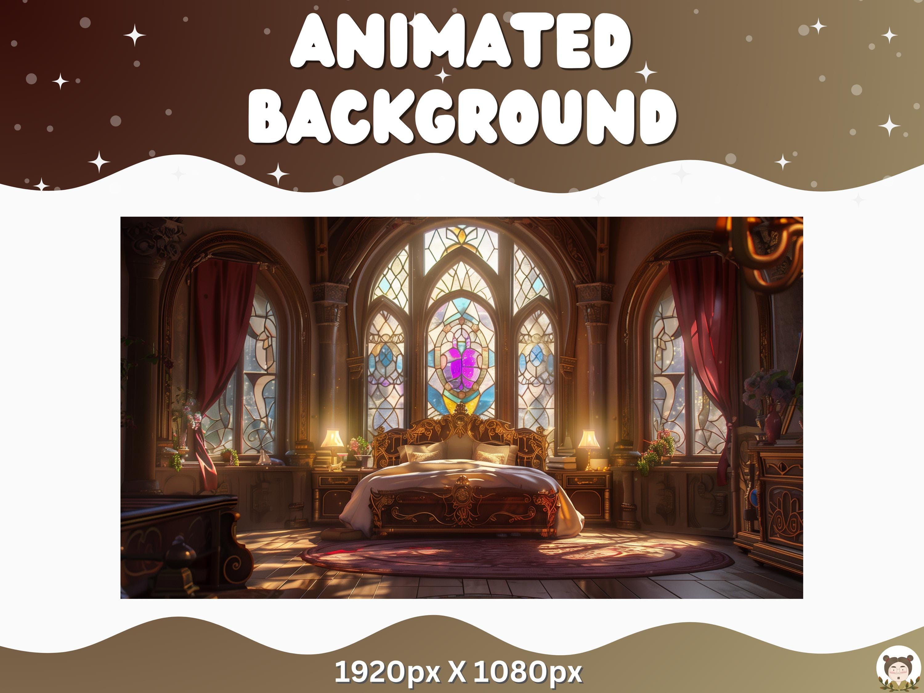 Vtuber Animated Background Vampire Royalty Horror Twitch Fantasy Stream ...