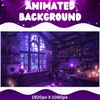 Vtuber Animated Background Purple Lair Twitch Fantasy Stream Overlay ...